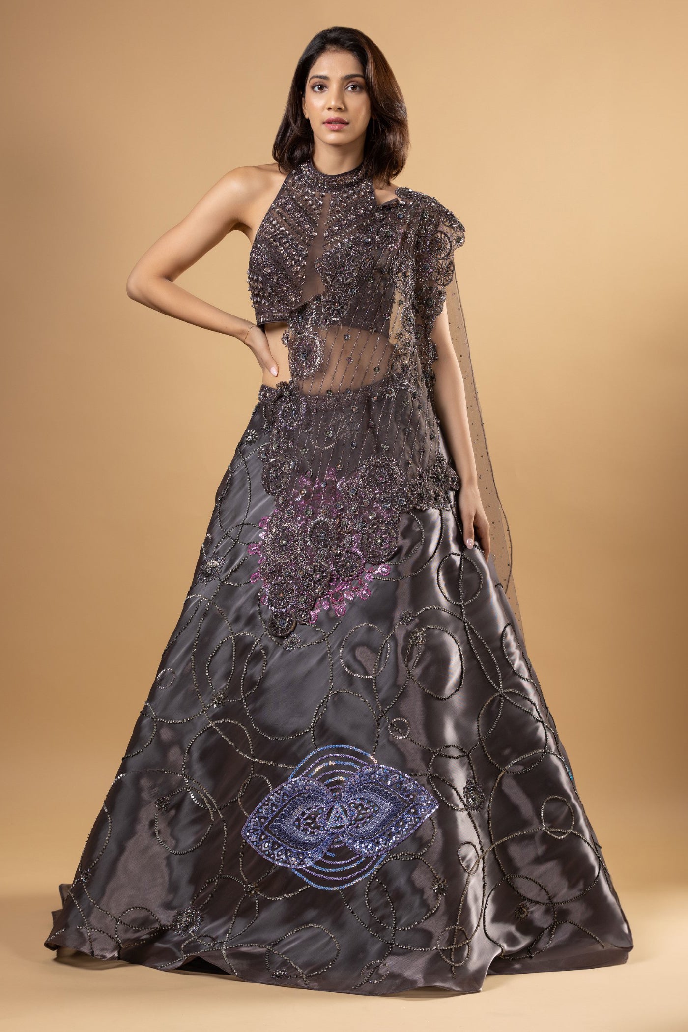 Yogita Bihani In Jewelled Lehenga Choli Set